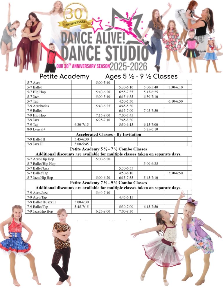 Petite Academy | Dance Alive Studio